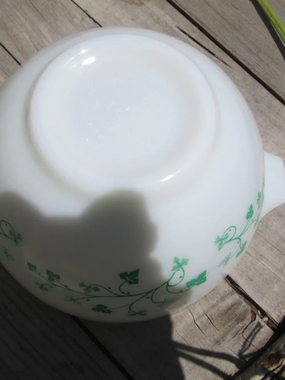 Pyrex | Dining | Rare Promotional 2 Pc The Green Ivy Pyrex Nesting ...